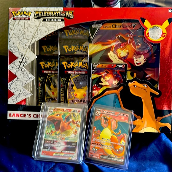 Other | Lances Charizard V Charizard Ex Charizard Vstar | Poshmark